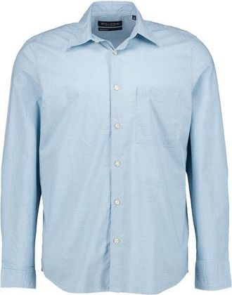 Marc O'Polo Herren Hemd blau Baumwolle