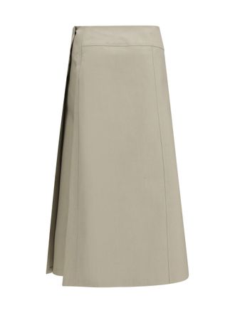 Rier Womens Skirt Bonded Cotton Fog