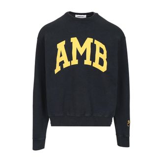 AMBUSH AMB Graphic Crewneck - - Sweatshirts & Hoodies - Herren - Blau - M