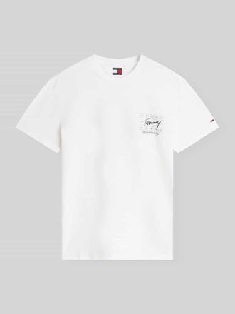 Tommy Jeans Regular Fit T-Shirt aus reiner Baumwolle mit R&uuml;cken-Print