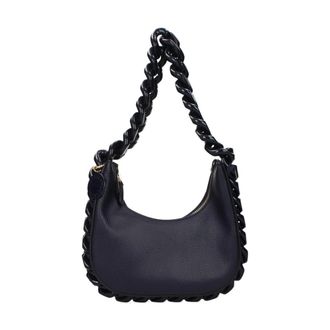 Stella McCartney Sac bandouli&egrave;re Frayme avec cha&icirc;ne - Femme - Sacs - Bleu - Taille: ONE Size