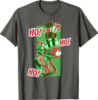 Disney Goofy Ho Ho Ho Weihnachten Portrait T-Shirt