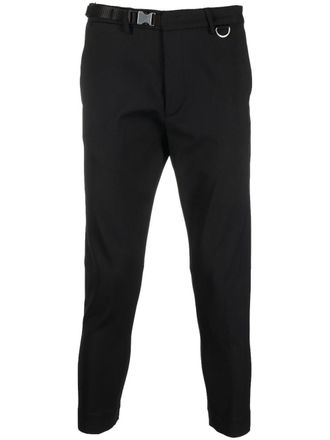 low brand pantalon fusel&eacute; &agrave; coupe courte - Noir