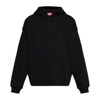 Diesel Hoodie - - Sweatshirts & Hoodies - Herren - Schwarzk - S
