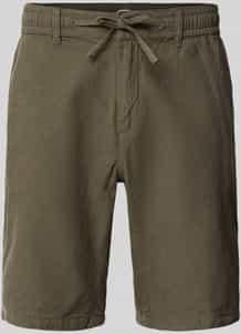 Lindbergh Bermudas aus Leinen-Mix mit franz&ouml;sischen Eingrifftaschen