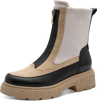 Marco Tozzi Marco Tozzi Damen 2-25471-45 Stiefelette, Cream/Black, 39 EU