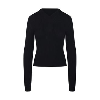 Lisa Yang Marguerite Pullover - - Knitwear - Damen - Schwarzk - M