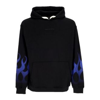 Vision Of Super Leichter Flames Hoodie Schwarz/Blau - - Sweatshirts & Hoodies - Herren - Schwarzk - XL