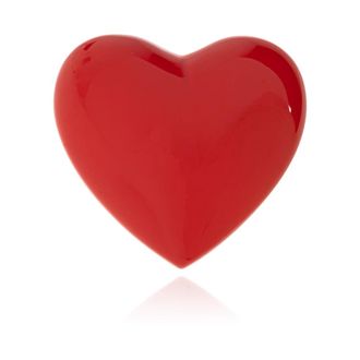Moschino Herzf&ouml;rmiger Ring - - Accessories - Damen - Rot - M