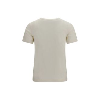 Maison Kitsun&eacute; Embroidered Logo T-Shirt - Beige