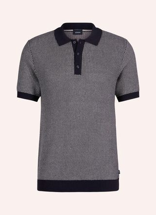 Joop Strick-Poloshirt Brianoro blau