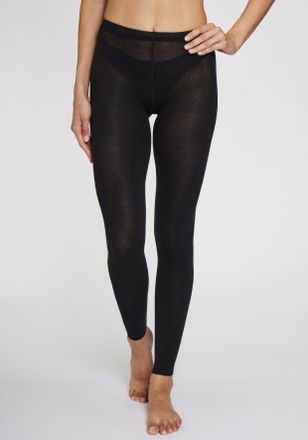 Lavana Strickstrumpfleggings LAVANA, Damen, Gr. 32/34, schwarz, Obermaterial: 70% Baumwolle, 28% Polyamid, 2% Elasthan, unifarben, Strumpfhosen Stricklegging