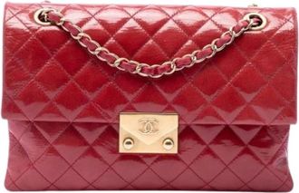 Chanel Sac bandouli&egrave;re vintage doccasion - Femme - Pre-owned - Rouge - Taille: ONE Size