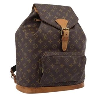 Louis Vuitton Pre-owned Montsouris Rucksack - - Pre-owned - Damen - Braun - ONE SIZE