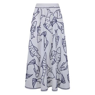 Farm Rio Farm Rio - Midi Skirts - Femme - Jupes - Multicolore - Taille: 36 FR