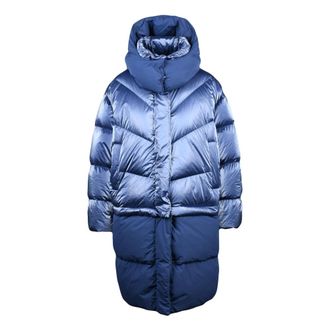 Add Piumino Metal - - Coats - Damen - Blau - S