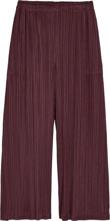 Issey Miyake Homme, Pantalons, Rouge, Taille: L Pleats Please Pants