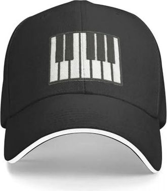 Generic Casquette dHomme, Autocollant de Piano, Casquette de Baseball, Chapeau de Plage Chapeau de Derby Sac, Cadeau pour Femmes