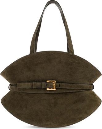 Balmain Femme, Sacs, Vert, Taille: ONE Size Shuffle Medium Shoulder Bag