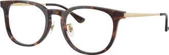 Ray-Ban unisex, Accessoires, Brun, Taille: 52 MM Monture carr&eacute;e en ac&eacute;tate
