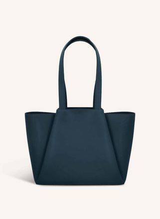 Kaai Kaai Schultertasche Midi Pyramid blau