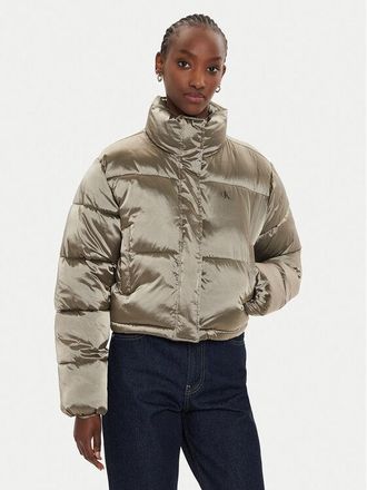 Calvin Klein Jeans Winterjacke J20J224124 Grau Relaxed Fit