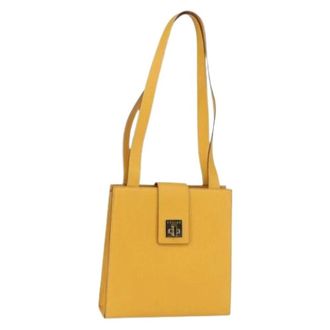 Celine Sac bandouli&egrave;re vintage Pre-owned - Femme - Pre-owned - Jaune - Taille: ONE Size