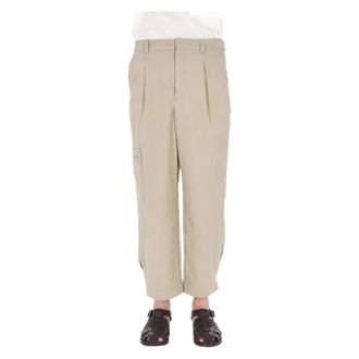 Maison Kitsun&eacute; Weite Hosen - - Trousers - Herren - Beige - W42