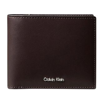 Calvin Klein Portefeuille Pliable Relev&eacute; - Homme - Accessoires - Brun - Taille: ONE Size