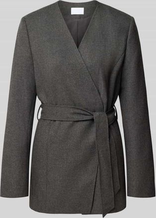 Jake*s Regular Fit Longline Blazer mit Bindeg&uuml;rtel