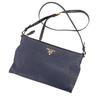 Prada Sac bandouli&egrave;re vintage doccasion - Femme - Pre-owned - Bleu - Taille: ONE Size