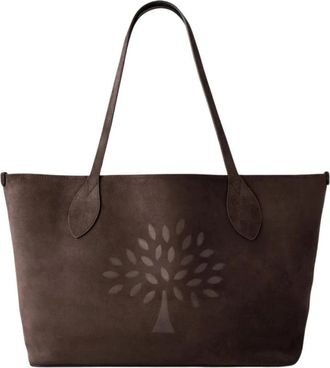 Mulberry Femme, Sacs, Brun, Taille: ONE Size Suede Tree Tote