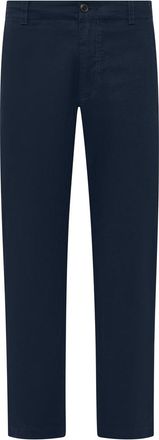 HUGO BOSS Hose aus einem Leinenmischgewebe mit Dehnbund, Regular Fit in