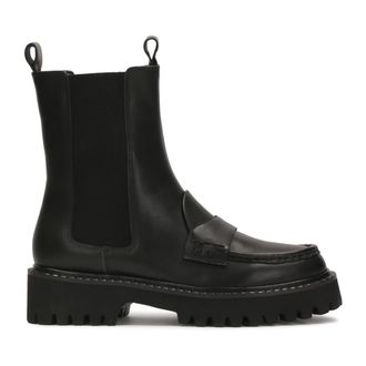 Kazar Schwarze Lederloafer.Dieses Produkt f&auml;llt gro&szlig; aus. - - Shoes - Damen - Schwarzk - 37 1/2 EU