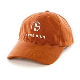 Anine Bing unisex, Accessoires, Brun, Taille: ONE Size Casquette de Baseball Classique avec Broderie du Logo