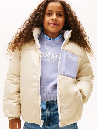 Tommy Hilfiger Wendejacke FLOWER AOP REVERSIBLE PUFFER Regular fit, Kinder bis 16 Jahre