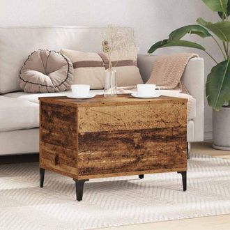 vidaXL vidaXL Table basse Bois Ancien 60 x 44,5 x 45 cm Bois ding&eacute;nierie