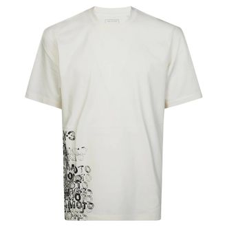 Yohji Yamamoto Homme, Tops, Blanc, Taille: L GFX SS TEE