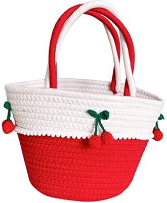 Holibanna Sac de Plage Femme Tissé Main Grand Sac Cabas Paille pour Vacances Bord de Mer