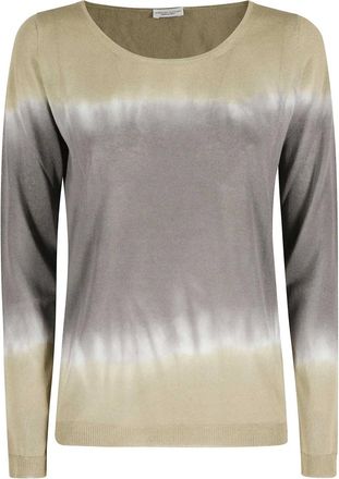 Roberto Collina Femme, Pulls, Vert, Taille: 36 FR Pull Tie-Dye