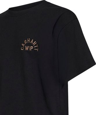 Carhartt Work in Progress Logo-Embroidered T-Shirt - Black