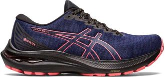 Asics Damen GT-2000 11 GTX Sneaker, Schwarz/Indigo Blau, 36 EU