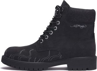 Ed Hardy Schn&uuml;rstiefelette Flamme