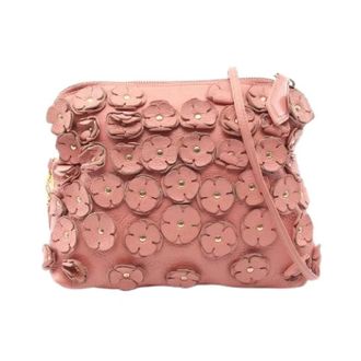 Burberry Pre-owned Prorsum Flower Lederschultertasche - - Pre-owned - Damen - Rosa - ONE SIZE