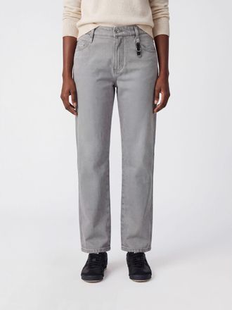 Ermanno Scervino Mid-Rise Straight-Jeans von aus Denim mit Schl&uuml;sselanh&auml;nger