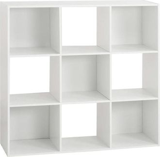5five Simply Smart Five Simply Smart - tag&egrave;re 9 Cases Mix n Modul 100cm Blanc