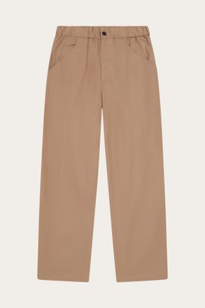 Knowledge Cotton Apparel Damen vegan Hose Damen Sky Relaxed Vent Ripstop 90 Tuffet Braun