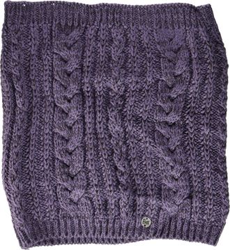 Buff Damen Schlauchschal Knitted Neckwarmer Comfort Darla, Purple, One Size, 116045.605.10.00