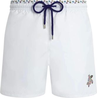 Vilebrequin Homme, Maillots de bain, Blanc, Taille: 3XL Micro Ronde des Tortues Swim Shorts