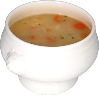 MamboCat Leo Löwenkopf Suppenterrine Suppenschüssel groß I 1x Suppenschale 2 L I Königliche Löwenkopf-Terrine aus Steingut weiß I Suppentopf zum Servieren von 